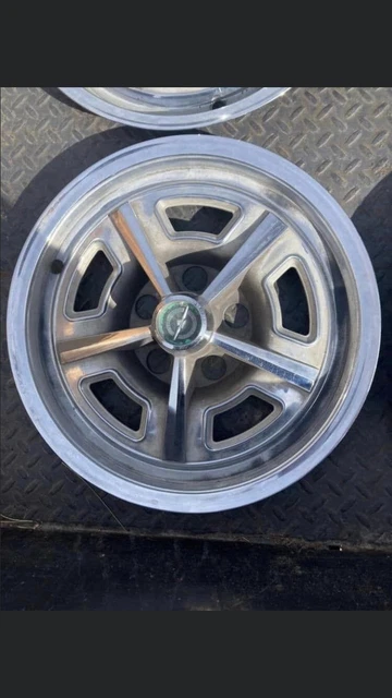 1967 THUNDERBIRD HUBCAPS 5 Factory 15 Inch mag style wheel covers 67 ...
