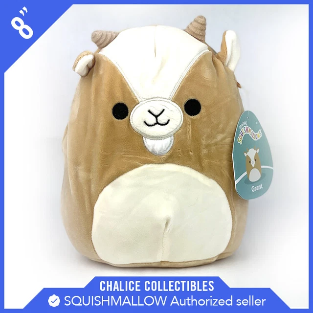 SQUISHMALLOW GRANT THE Goat 12" Farm Plush HTF RARE exclusive holiday ...