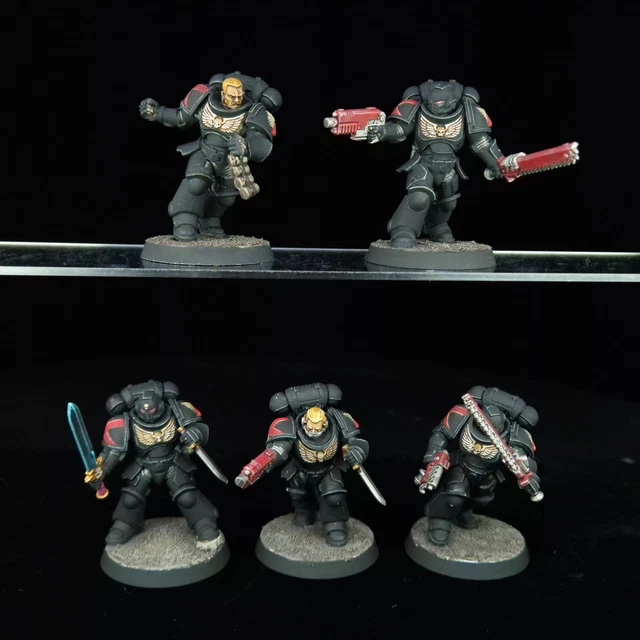 WARHAMMER 40K BLOOD Angels Death Company Assault Intercessors Painted £ ...