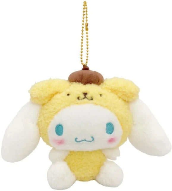 SANRIO CINNAMOROLL 20TH Narikiri Pompompurin Mascot Chain Plush Doll ...
