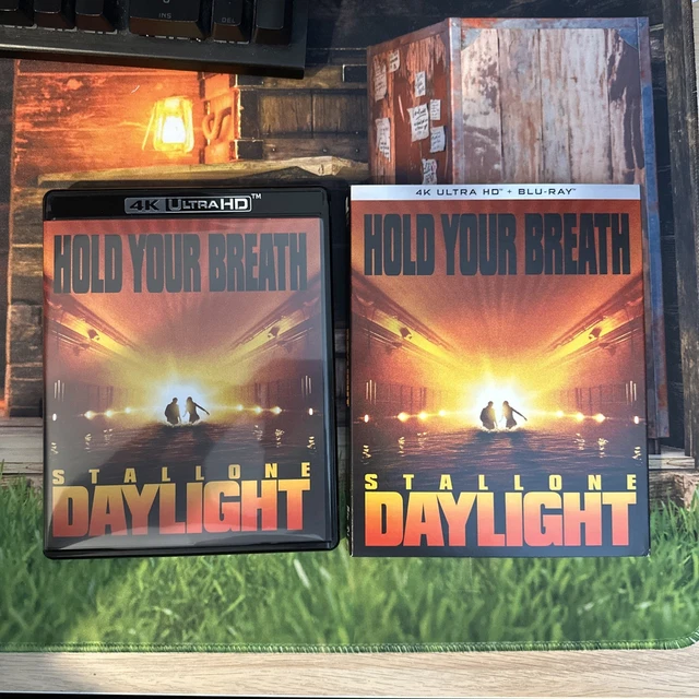 DAYLIGHT (4K UHD + Blu Ray, Kino Lorber, Stallone) with slipcover OOP ...