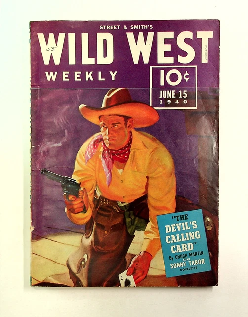 WILD WEST WEEKLY Pulp Jun 15 1940 Vol. 137 #5 VG £24.62 - PicClick UK