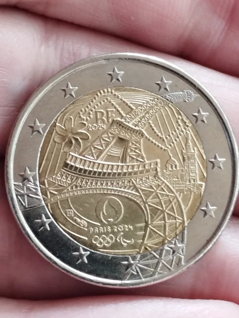 PIÈCE 2 EUROS jo 2024 JEUX OLYMPIQUES DE PARIS 2024 PIÈCE-COMMÉMORATIVE EUR 11,90 - PicClick FR