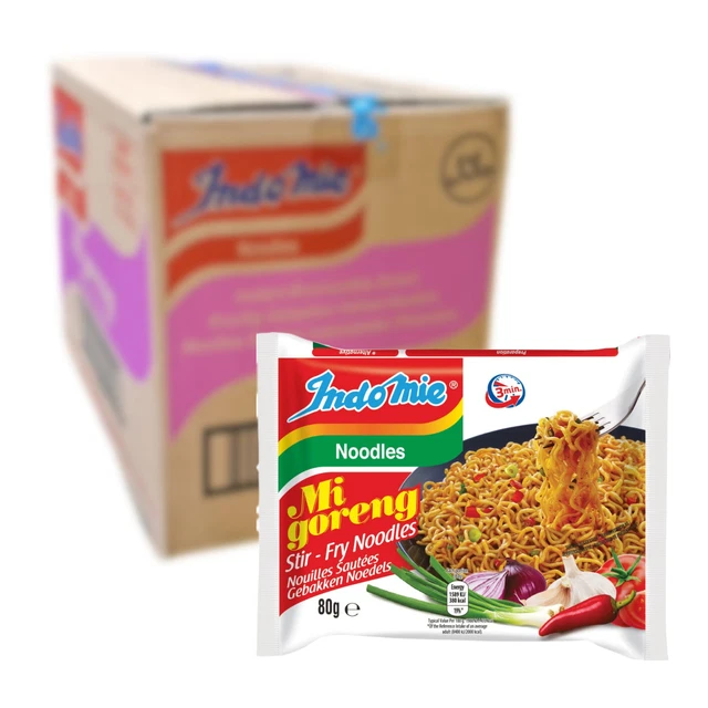 INDOMIE INSTANT NUDELN Mi Goreng (normal (40 x 80g Packung)) Maxi-Pack ...