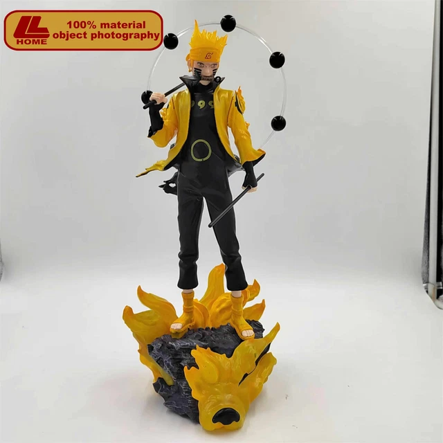 ANIME NINJA SHIPPUUDEN Uzumaki Six Paths Sage Fire battle PVC Figure ...