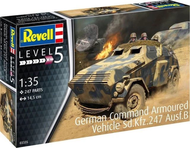 REVELL 1:35 SCALE German Command Armoured Vehicle Sd.Kfz.247 £41.54 ...