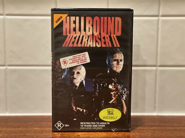 HELLRAISER II: HELLBOUND (1988) VHS Horror Big Box Second Release R18 ...