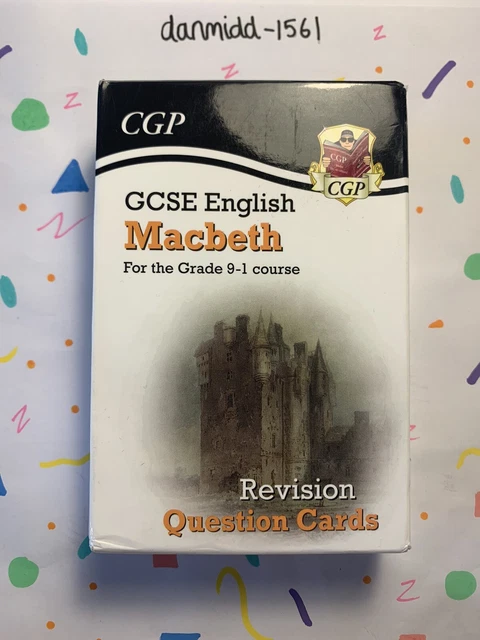 MACBETH AQA GCSE Revision Flashcards Question Cards GCSE English £5.60 ...