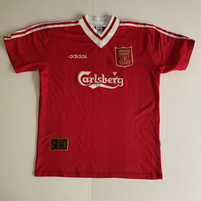 AUTHENTIC ORIGINAL VINTAGE Liverpool 1995/1996 Home Shirt Mens Large £ ...
