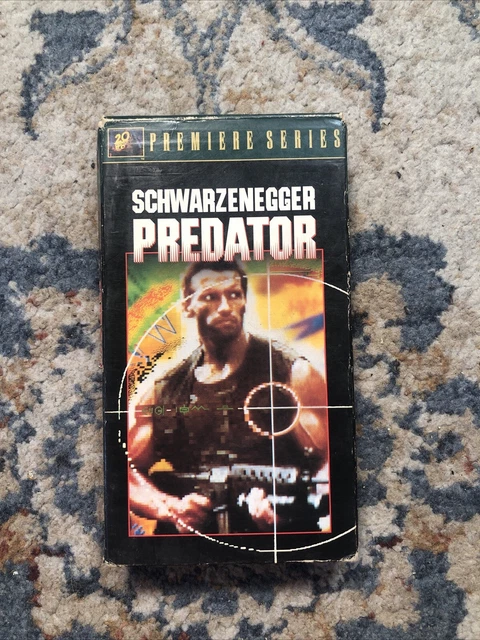 PREDATOR ARNOLD SCHWARZENEGGER VHS Horror Movie 1988 CBS FOX Ex-rental ...
