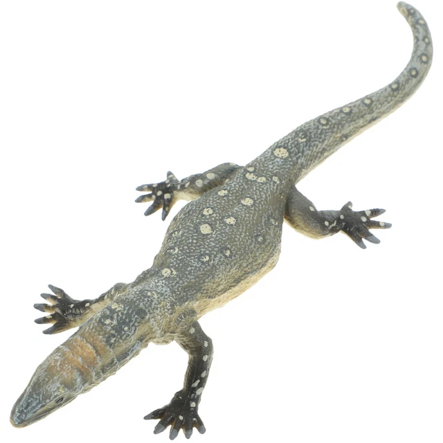 EYE-SPOTTED MONITOR LIZARD Model Plastic Child Realistic Lizards £8.18 ...
