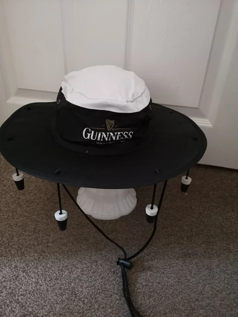 4 X GUINNESS promo hats Aussie style with beer glasses not corks. Never ...