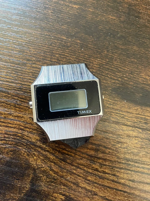 VINTAGE LED TIMEX SSQ Digital Uhr Watch 1976 £13.14 - PicClick UK