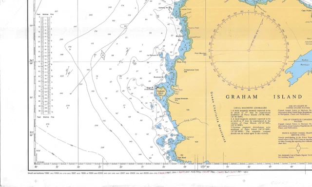 CARTE MARINE ADMIRALTY 3754 Dixon Entrance Canada Côte Ouest USA EUR 61 ...