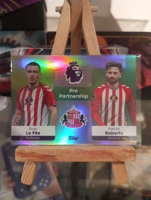 TOPPS PREMIERE LEAGUE 2026 Enzo Le Fee/ Patrick Roberts Pro Partnership ...