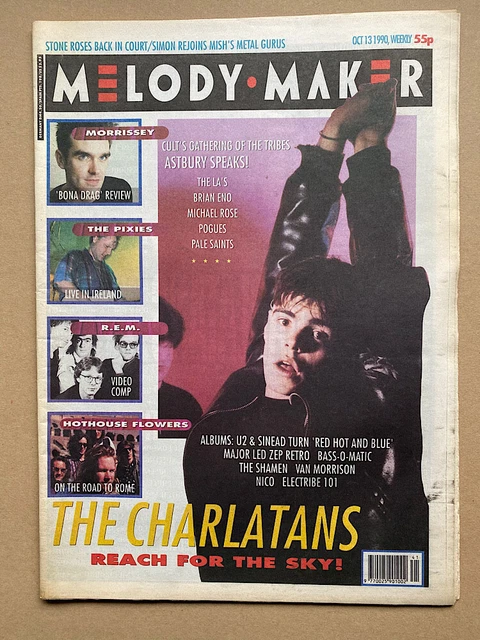 CHARLATANS MELODY MAKER Magazine Oct 13 1990 - Tim Burgess Cover ...