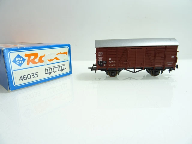 ROCO H0 46035 gedeckter Güterwagen der DB in OVP AR6581 EUR 4,99 - PicClick DE