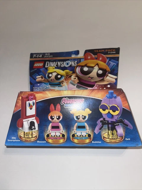 LEGO DIMENSIONS POWERPUFF Girls Team Pack 71346 + Fun Pack 71343 ...