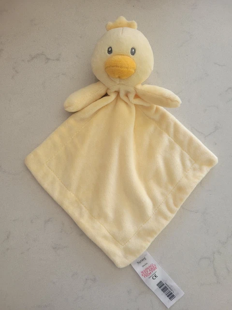 NUTMEG BABY YELLOW Chick Comforter Blanket Plush Toy Duck Soft £12.00 ...