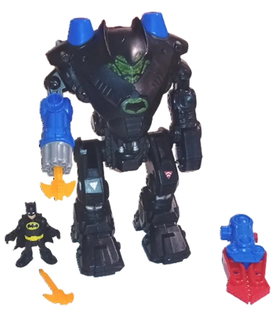 FISHER-PRICE IMAGINEXT BATMAN MECHANICAL SUIT Mech Robot and Figure £19 ...