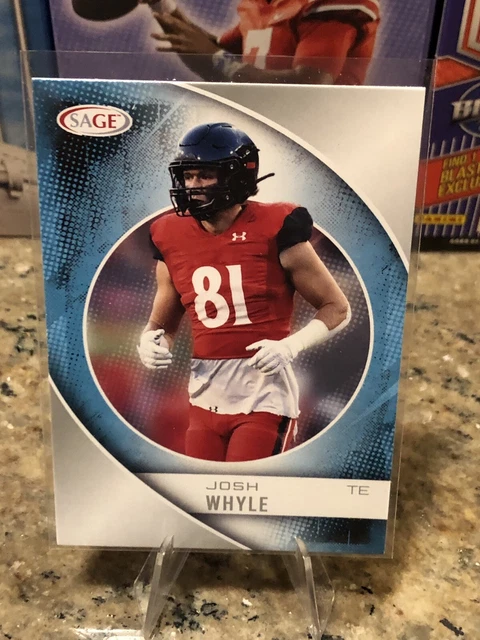 JOSH WHYLE 2023 Sage Low Number Series Football #38 NFL Rookie RC ...