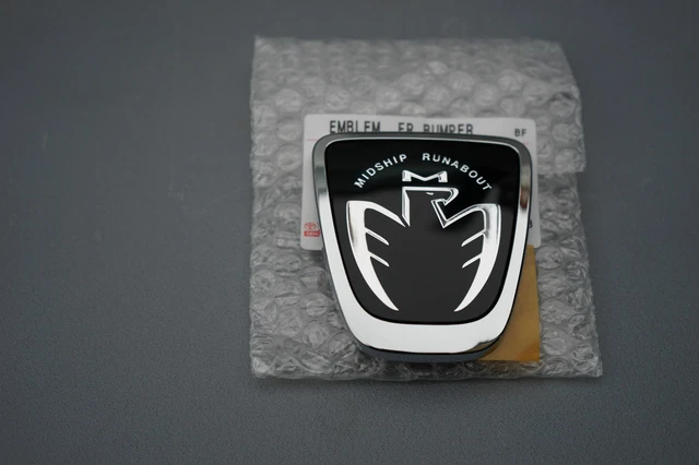 PARAURTI TOYOTA MR2 MR-S tipo W3 emblema logo anteriore nero midship ...