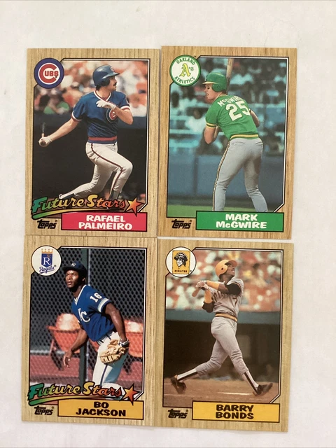 1987 Topps Baseball Complete Set Bonds Larkin Clark Bo Jackson Rc 792 