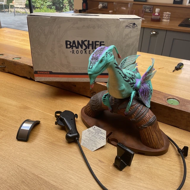 DISNEY PARKS PANDORA World of Avatar Banshee Rookery Green& Black Perch ...