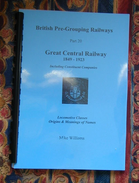 GREAT CENTRAL RAILWAY Locomotives Index Vol 20 GCR £13.70 - PicClick UK