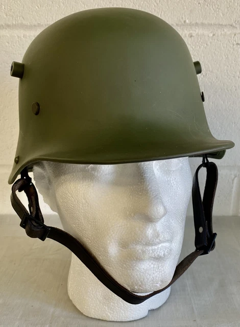 GERMAN WWI M16 Green Steel Combat Reproduction Helmet £99.95 - PicClick UK