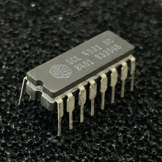 SCL4021BC 8-BIT STATIC Shift Register, CD4021, CERAMIC, CERDIP CDIP-16 ...