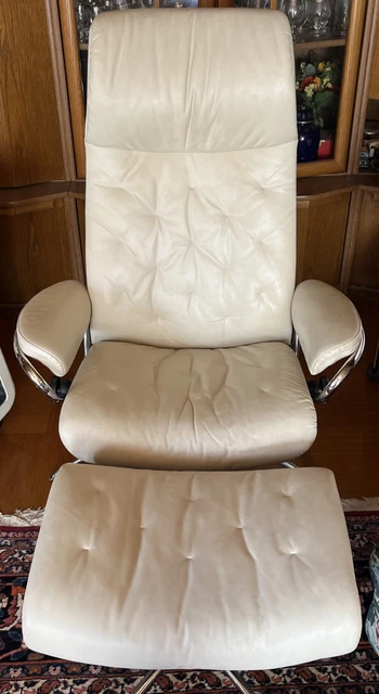 STRESSLESS HIGH BACK mit Hocker Relaxsessel - Fernsehsessel Leder EUR ...