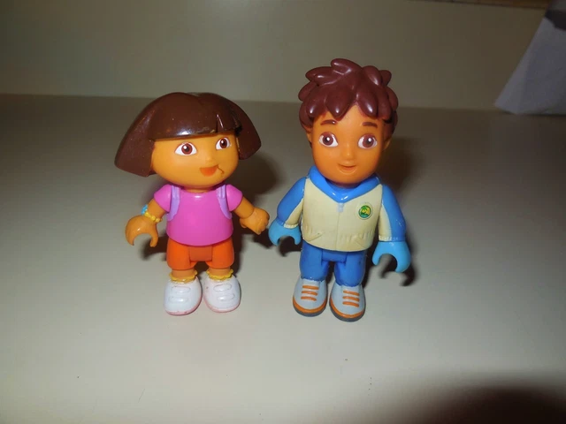 MEGA BLOKS DORA The Explorer Nick Jr Figure Diego Diago 3" Replacement ...