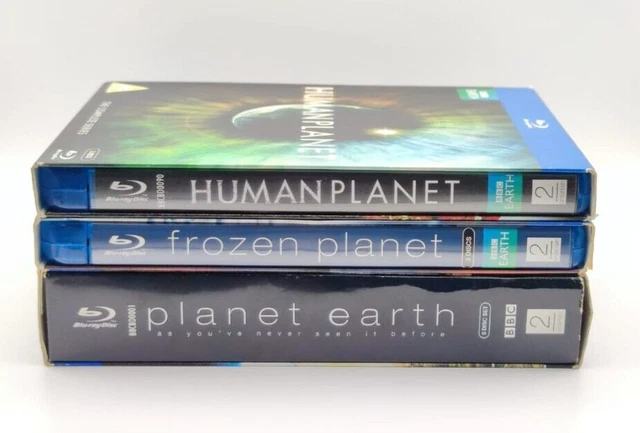 BLU RAY BUNDLE Planet Earth Frozen Planet Human Planet BBC Documentary EUR 17,30 - PicClick IT