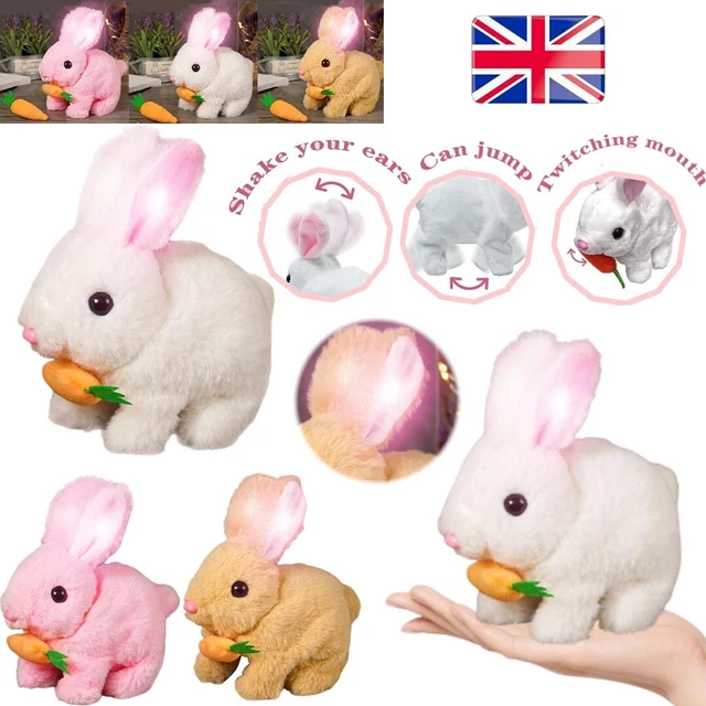 BUNBY - MY Realistic Bunny Toy, Vitality Bliss Bunny with Sounds and ...