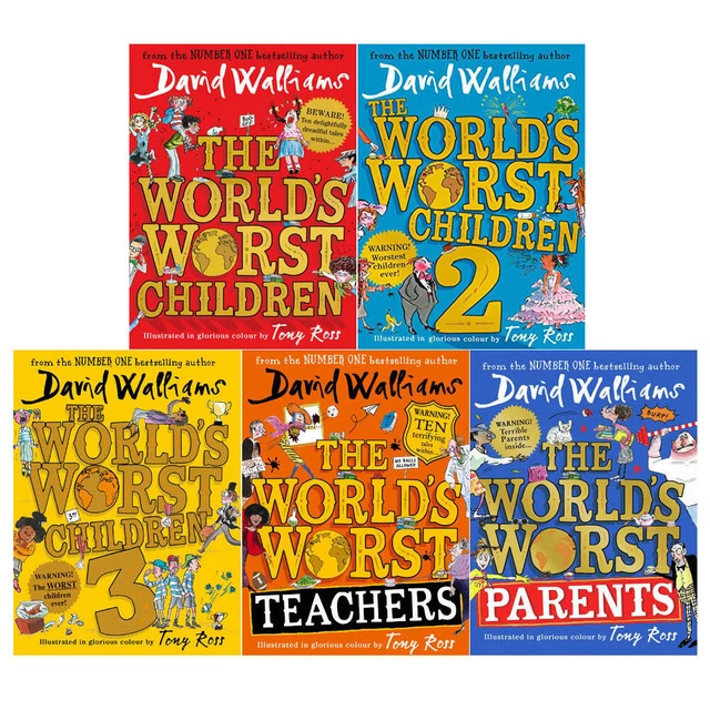 DAVID WALLIAMS 2 Books Set The World’s Worst Teachers, World’s Worst ...