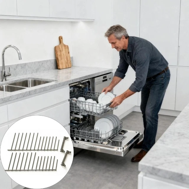 LONG PERMANENT METAL Dishwasher Hardware Easy Break Plan For Frequent ...