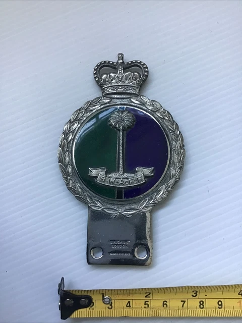 VINTAGE RARE J R Gaunt 1950/60’s Metal and Enamel R.W.A.F.F. Car Badge ...