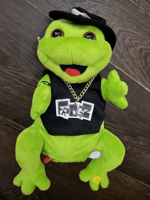 GEMMY HIP-HOP FROGZ Singing Frog - In Da Club RAPPIT RIBBIT RAP -Rare ...