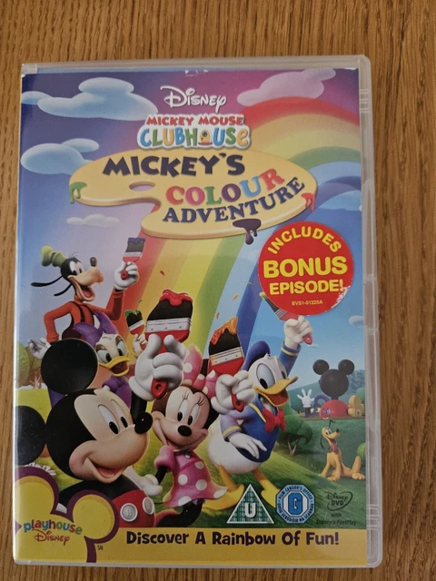 DISNEYS MICKEY MOUSE Clubhouse Mickey's Colour Adventure Dvd 3 Episodes ...