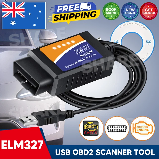 FOR FORD FORSCAN ELM327 USB Modified OBD2 Scanner MS-CAN HS-CAN Code ...