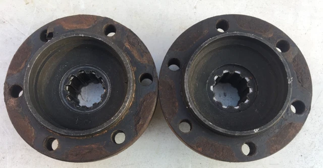 DRIVE FLANGES 10 Spline pair Land Rover Series 2 2A 3 88 / 109 £19.99 ...
