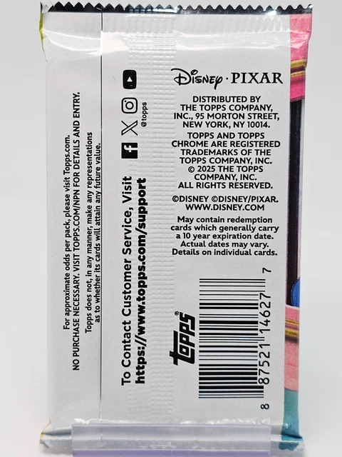 2025 TOPPS CHROME Disney GOOFY SEALED HOBBY PACK LLLL Q2091 £0.75 ...