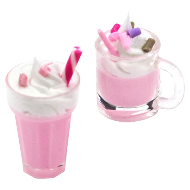 2 PCS MINI Ice Cream Model Food Prop Decor Miniature for Dollhouse $18. ...
