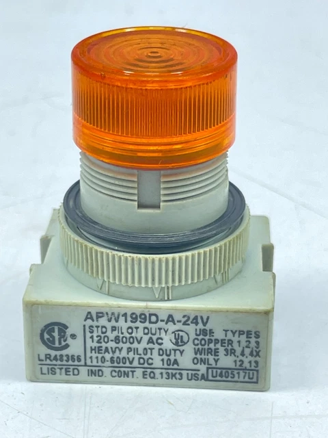 IDEC APW199D-A-24V STD Pilot Schwerlast Lichter Tw Serie Amb 24V Direkt ...