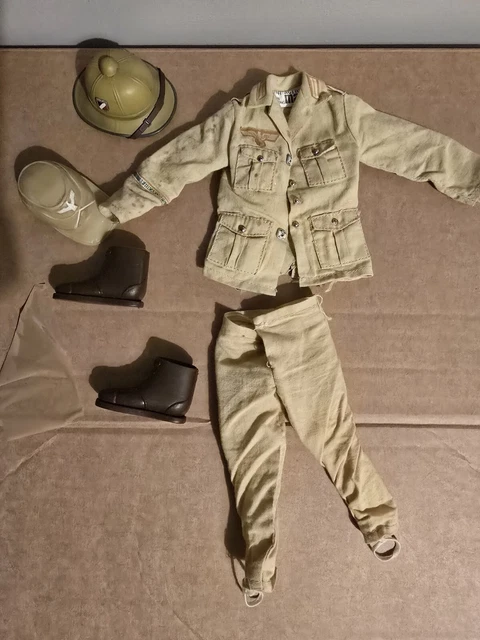 VINTAGE ACTION MAN Afrika Korps part Uniform. £64.99 - PicClick UK