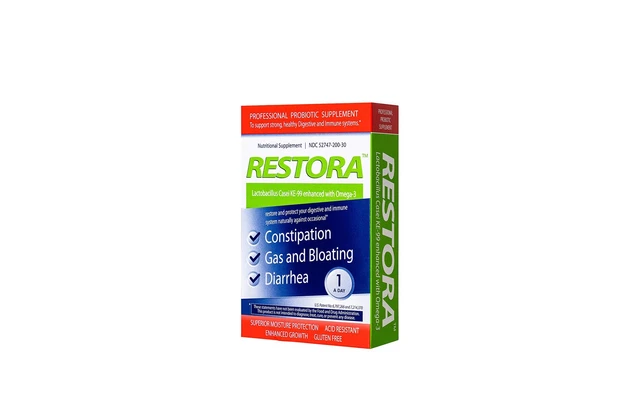 RESTORA PROBIOTIC SUPPLEMENT -Immunity Booster-Patented probiotic w ...