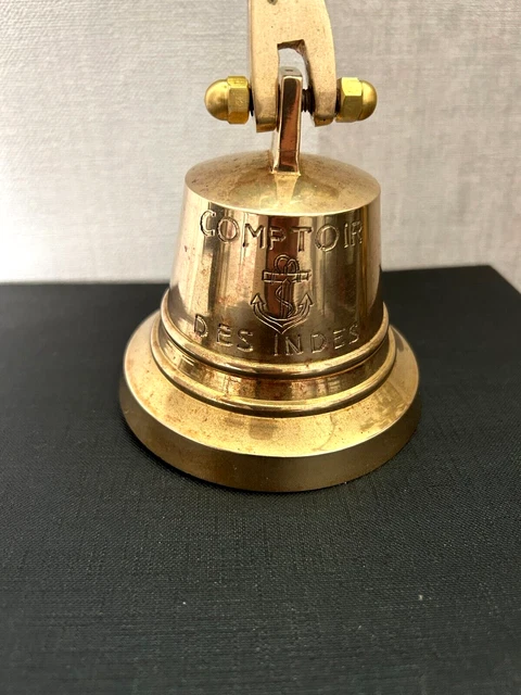 BELLE CLOCHE EN laiton comptoir des indes EUR 344,99 - PicClick FR