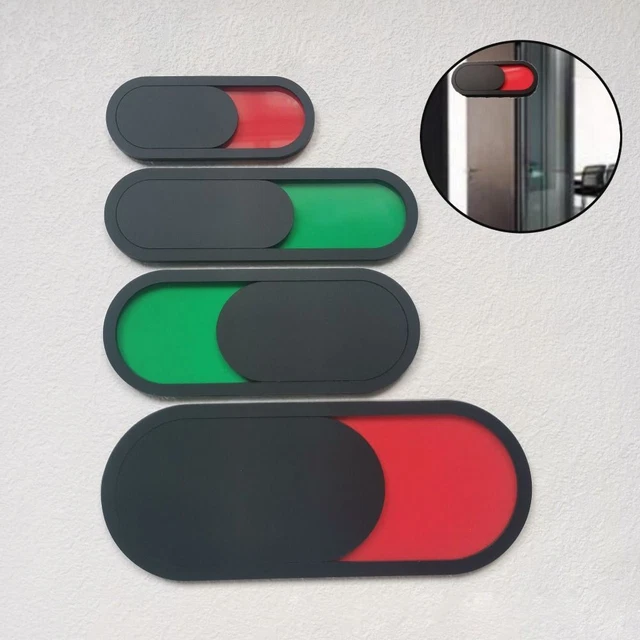 SELF ADHESIVE OFFICE Door Sign ABS Door Slider Signs Office Room EUR 5 ...