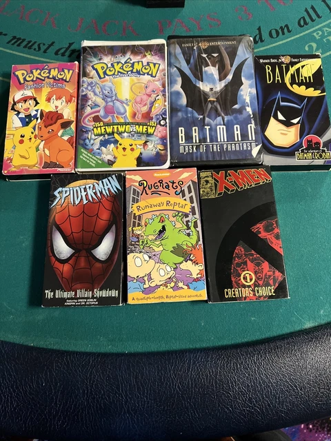 90S CARTOON VHS Lot. Batman. Pokémon. Rugrats. Spiderman. X-Men. £23.57 ...
